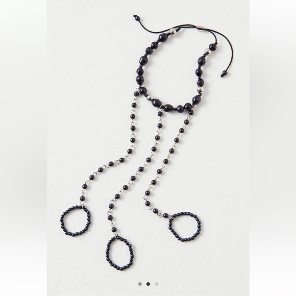 Free People | Jewelry | Free People Edith Pearl Hand Bracelet | Poshmark